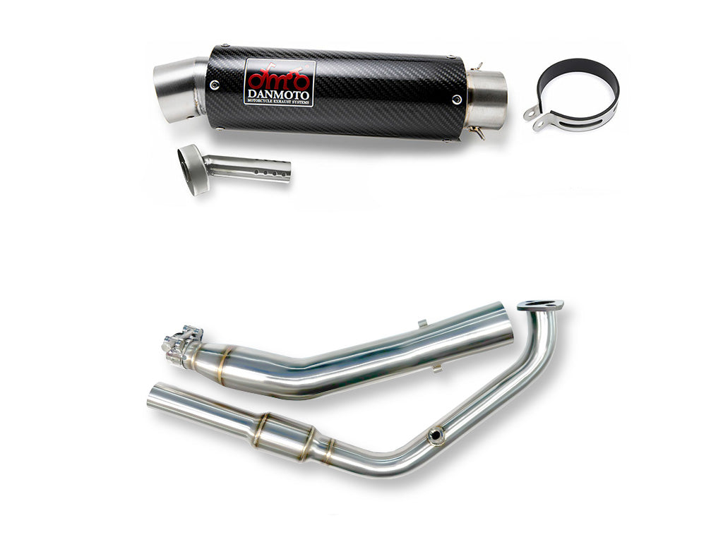 Yamaha YZF-R125 2019-2024 DANMOTO CARBON EXHAUST SYSTEMS – DANMOTO EXHAUSTS