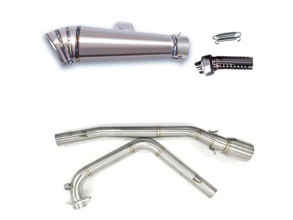 Suzuki GSX-R125 / GSX-S125 2017-2024 LCIPARTS GP TITANIUM EXHAUST SYST ...